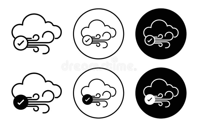 Clean Air Icon stock vector. Illustration of dust, symbol - 325374163