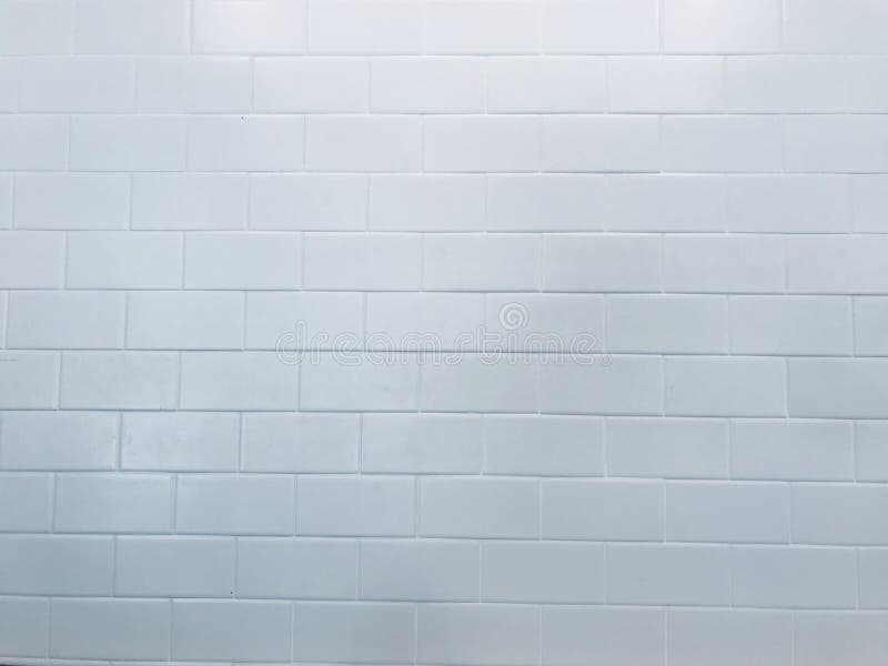 Clean All-white Tile Wall in the Full-frame Shot Stock Image - Image of ...