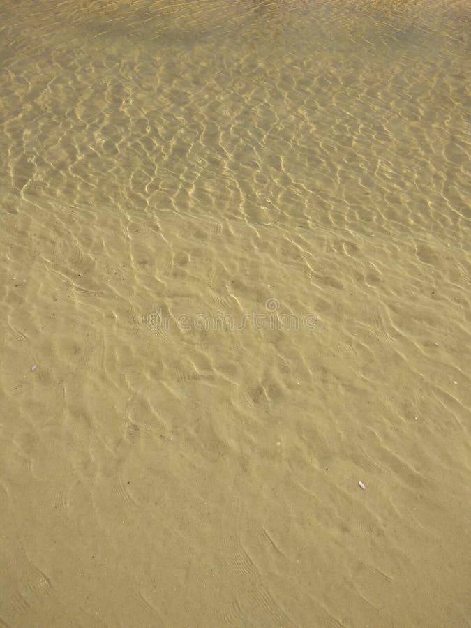 Clean Beach Water with Nothing Stock Photo - Image of water, circle ...