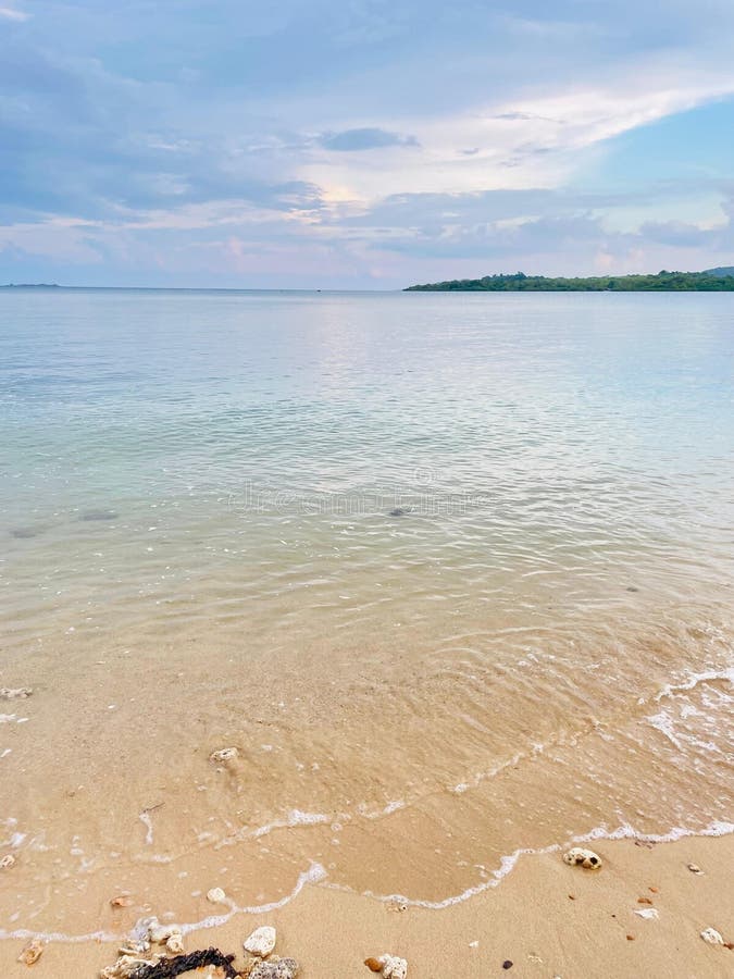 Clean and Beautiful Beaches in Indonesia Stock Image - Image of clean ...