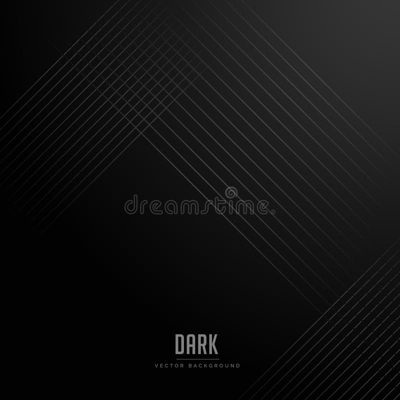 Clean Black Background with Stripes Stock Vector - Illustration of ...
