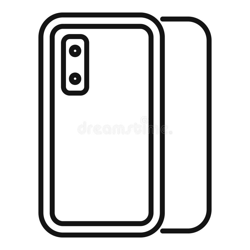 Vector Illustration of a Modern Smartphone Stock Vector - Illustration ...