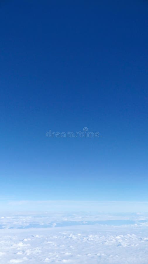Clean Blue sky with clouds stock photo. Image of heaven - 58011002