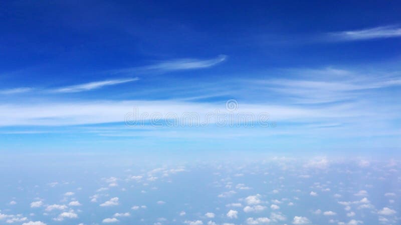 Clean blue sky stock photo. Image of blue, cloud, horizontal - 57492546