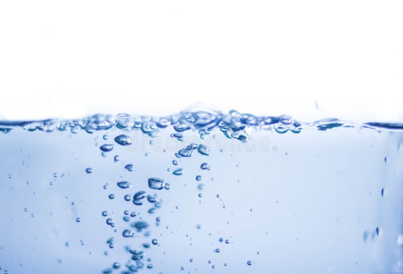 Clean Blue Water Splash on White Background Illustration Stock Image ...