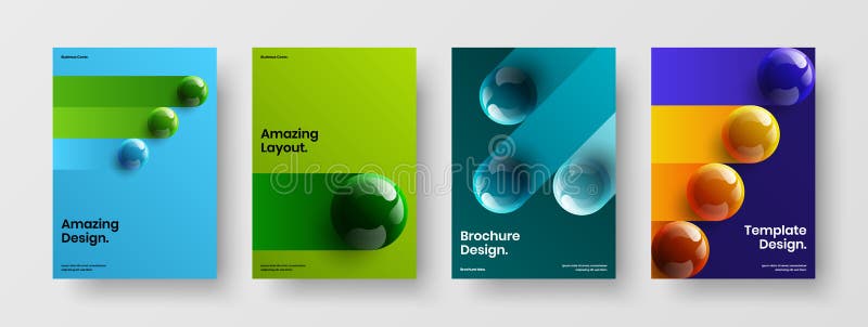 Clean Book Cover A4 Design Vector Illustration Bundle Stock Vector ...