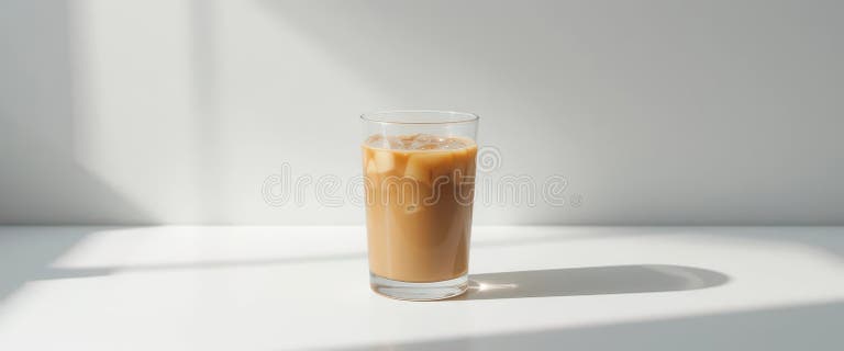 Clean Brew a Pure and Simple Representation of Iced Coffee, Emphasizing ...
