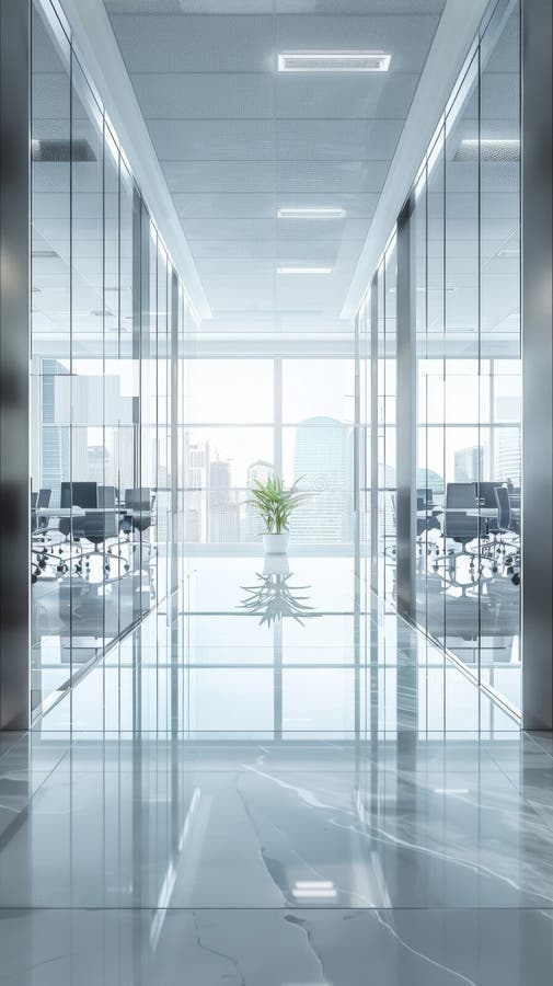 Clean Business Environment with Ample Room for Overlay Text. Stock ...