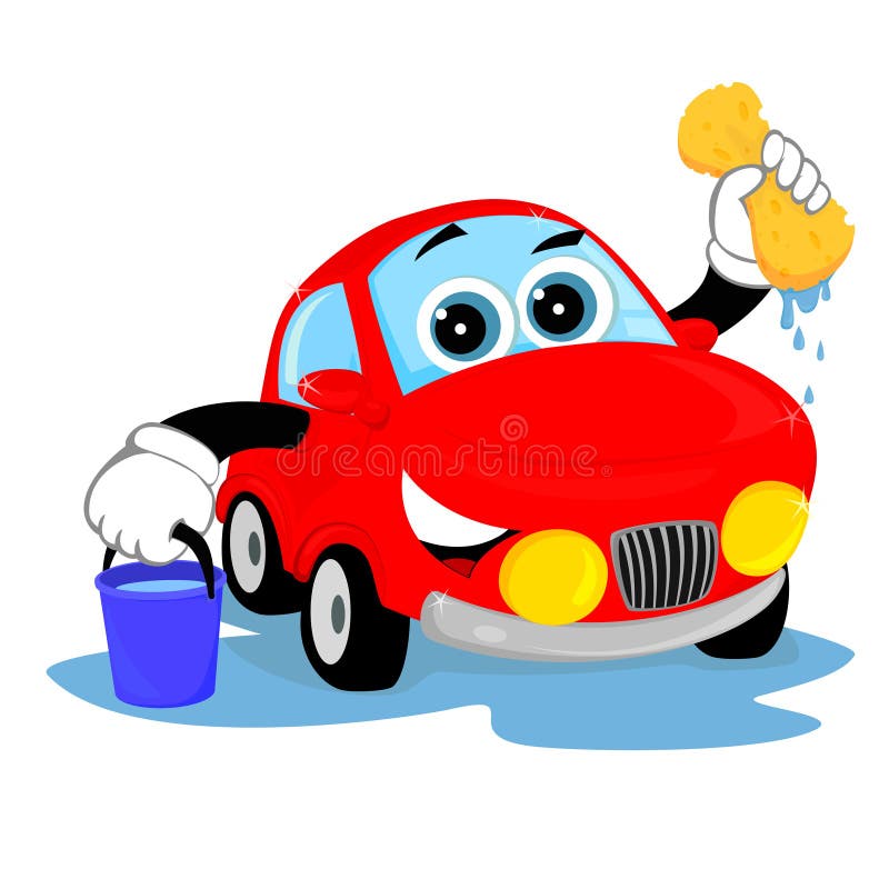 Clean car stock vector. Illustration of shine, auto, water - 33443453
