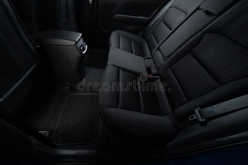 Clean Car Interior with Soft Dark Mats Stock Photo - Image of clean ...