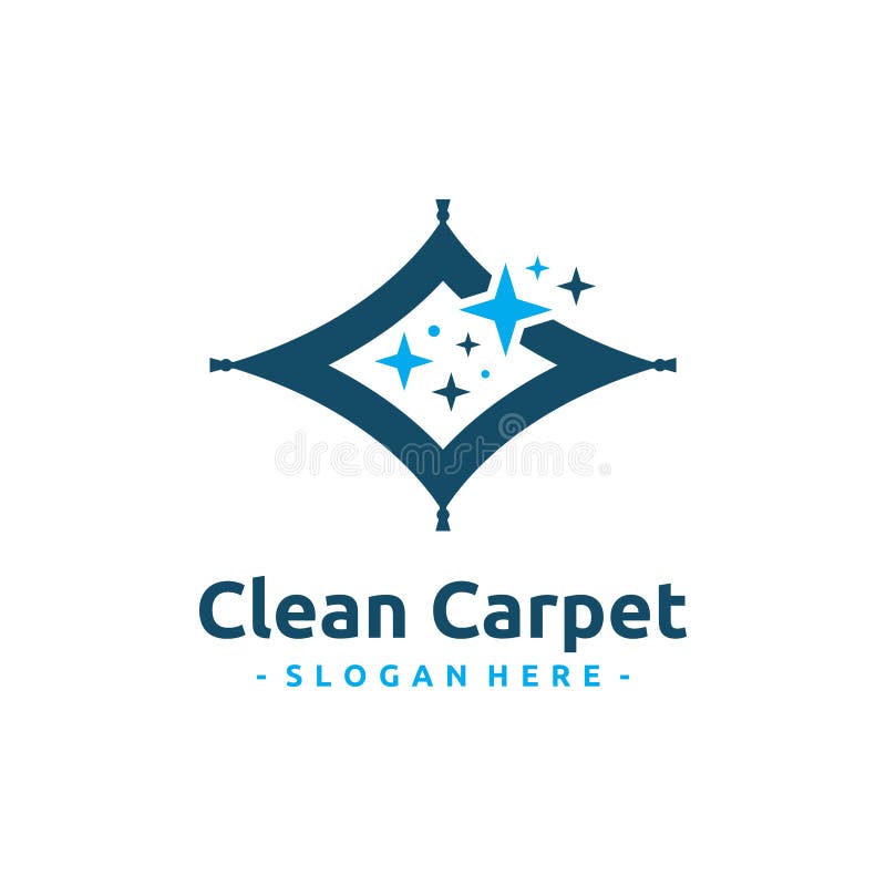 Clean carpet logo vector stock vector. Illustration of cleanliness ...