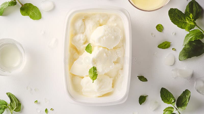 Clean Carton Fresh Kefir Styled Small Glass Stock Photos - Free ...