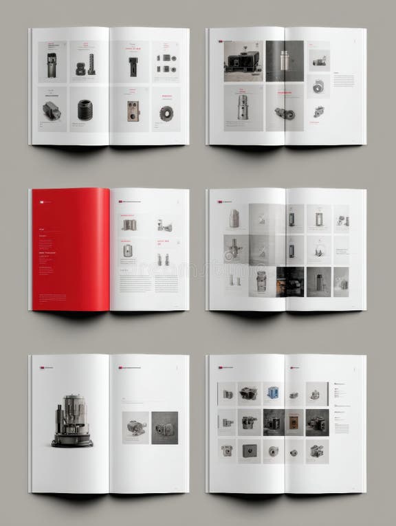 Clean Catalog Layout Showcasing Hardware Store Product Blocks Arranged ...