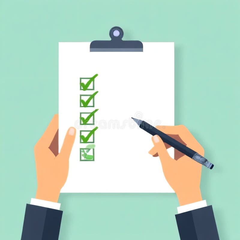 A Clean Checklist Image Useful for Project Management and Task ...