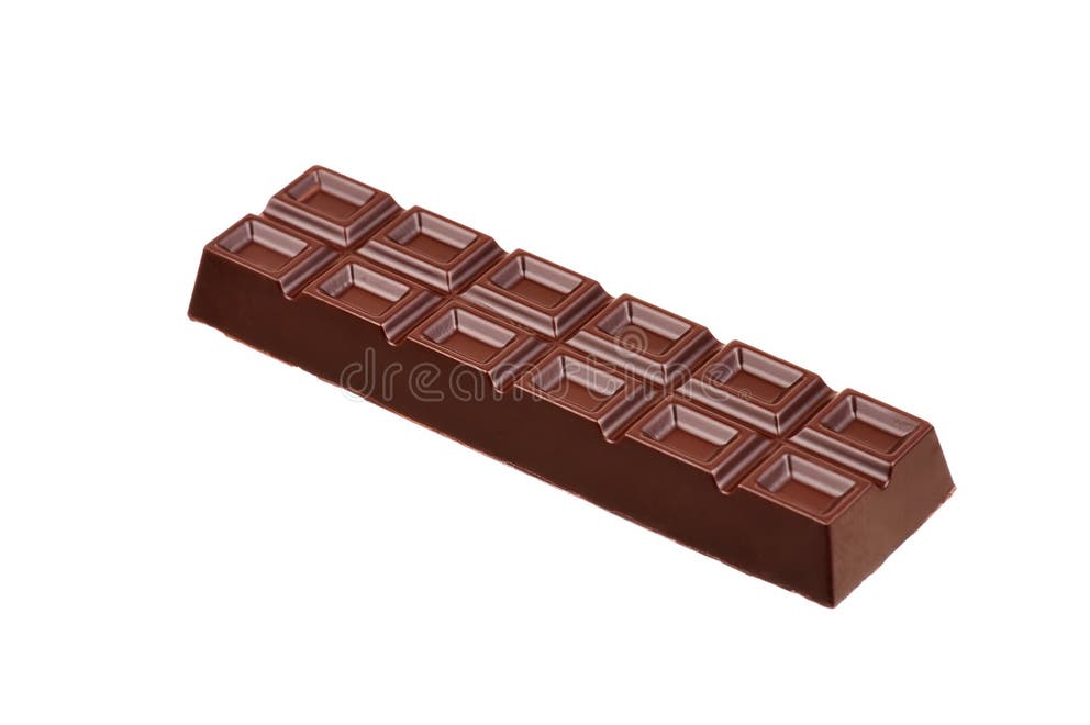 Clean Chocolate Bar Isolated Stock Photo - Image of white, cocoa: 22035966