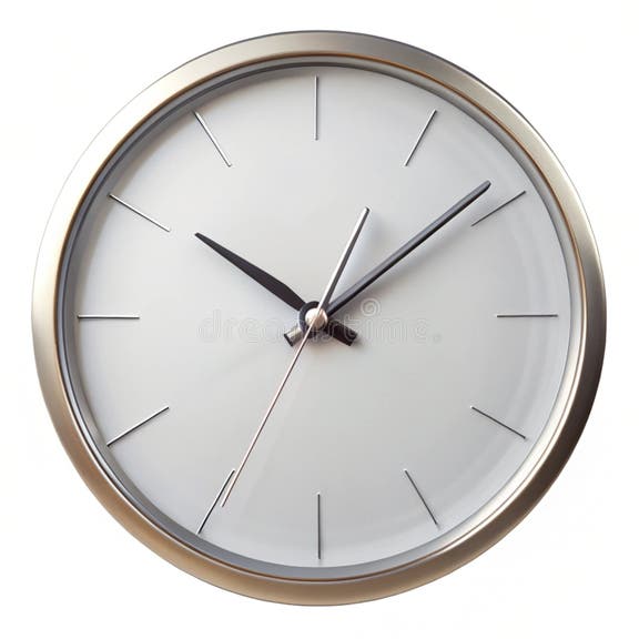 Geometric Circular Clock stock illustration. Illustration of isolated ...