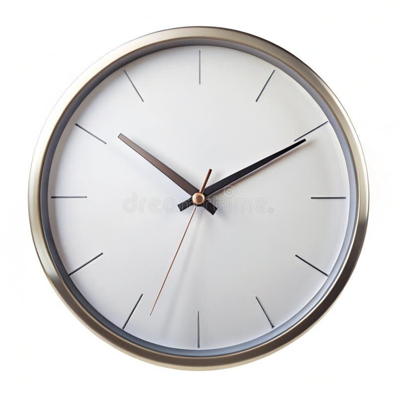 Geometric Circular Clock stock illustration. Illustration of symbolic ...