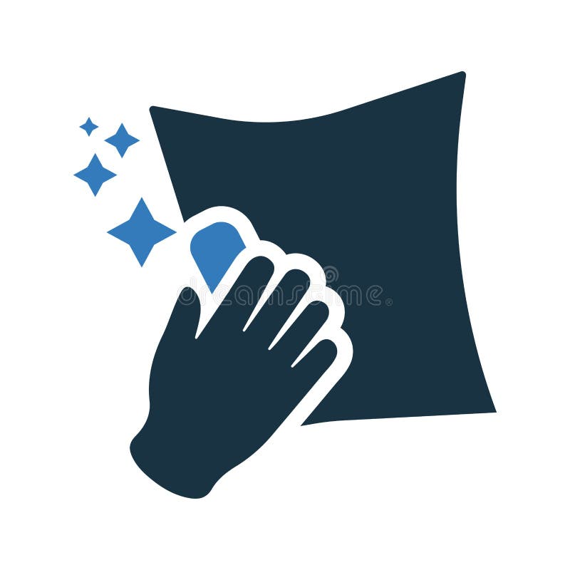 Clean, Cleaning, Cloth Outline Icon. Line Art Vector Stock Vector ...