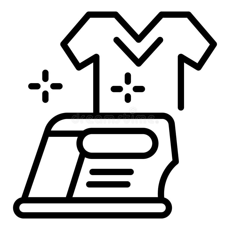 Clean Cloth Icon Outline Vector. Home Service Stock Vector ...