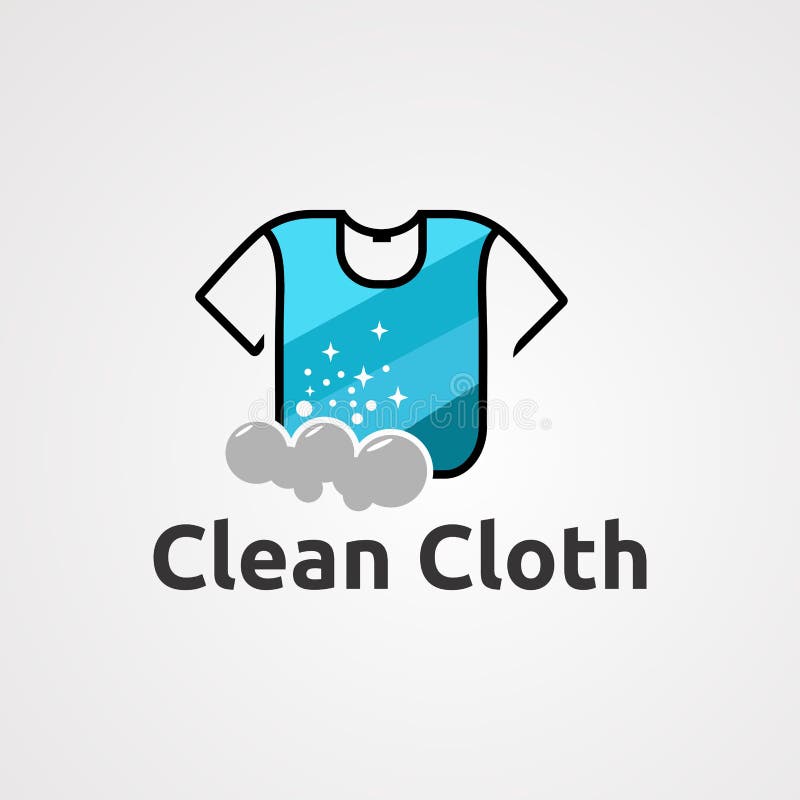 Clean Cloth Logo Vector, Icon, Element, and Template for Company Stock ...