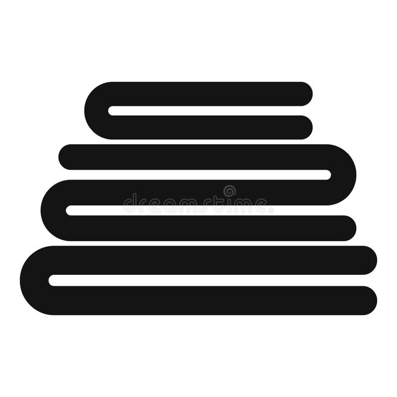 Clothes Stack Icon, Outline Style Stock Illustration - Illustration of ...