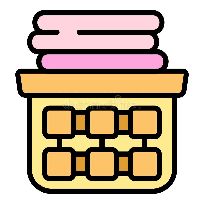 Stack of Clothes Icon, Cartoon Style Stock Vector - Illustration of ...