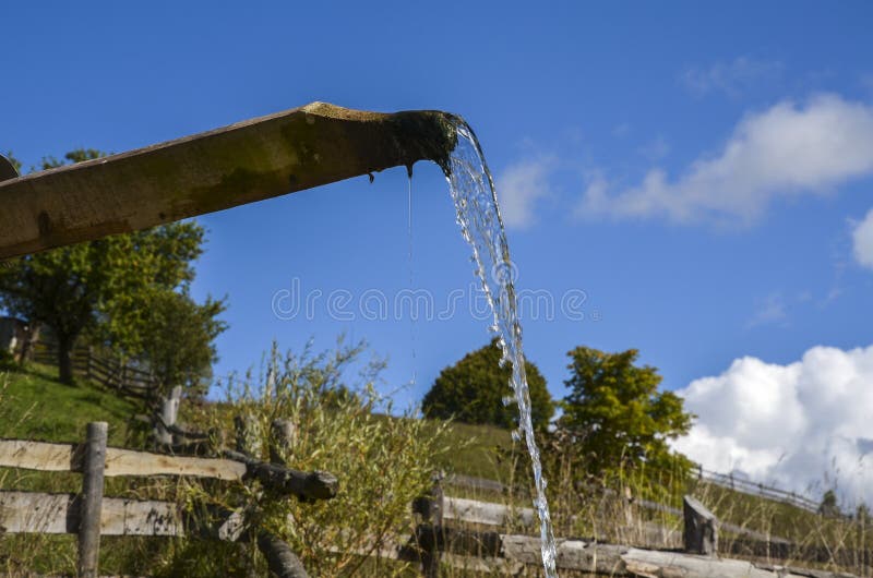 Pure Drinking Water Running Down Mountain Stock Photos - Free & Royalty ...