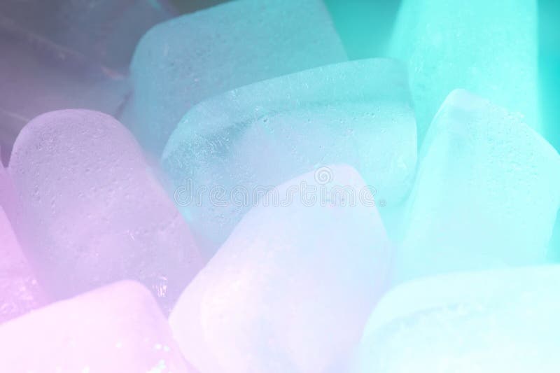 Clean colorful ice cubes stock photo. Image of clear - 192185104