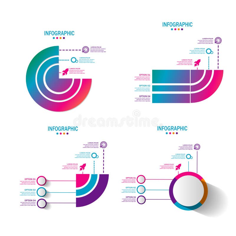 Clean Colorful Modern Infographic Timeline Element Design Vector Stock ...