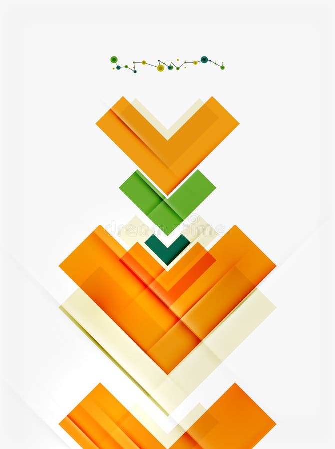 Clean Colorful Unusual Geometric Pattern Design Stock Illustrations ...