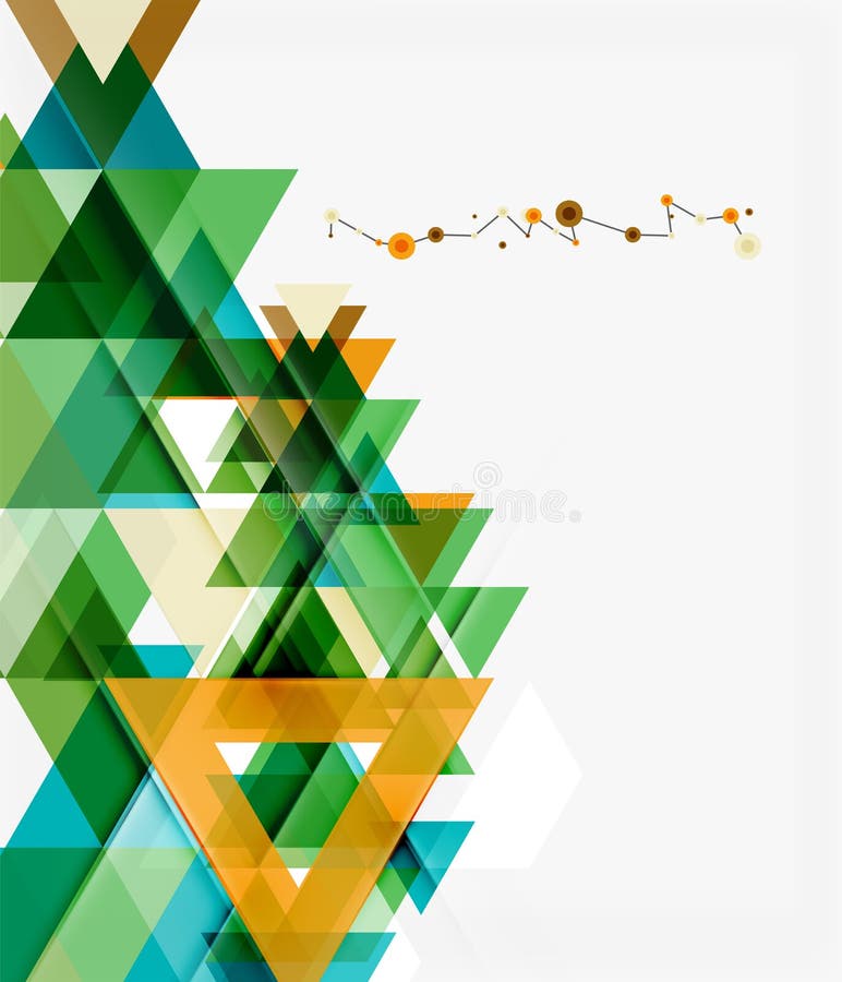 Clean Colorful Unusual Geometric Pattern Design Stock Illustrations ...
