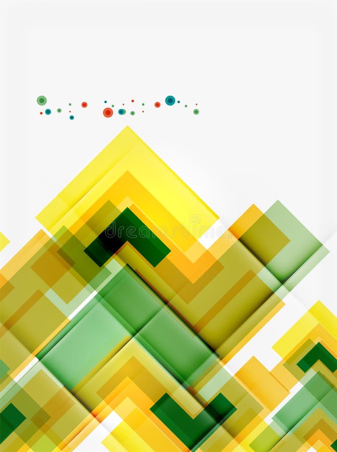 Clean Colorful Unusual Geometric Pattern Design Stock Illustrations ...