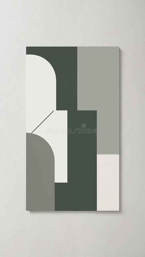 Clean Composition Featuring Bold Shapes and Forms with Muted Color ...