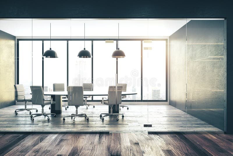 Clean conference room stock illustration. Illustration of inside ...