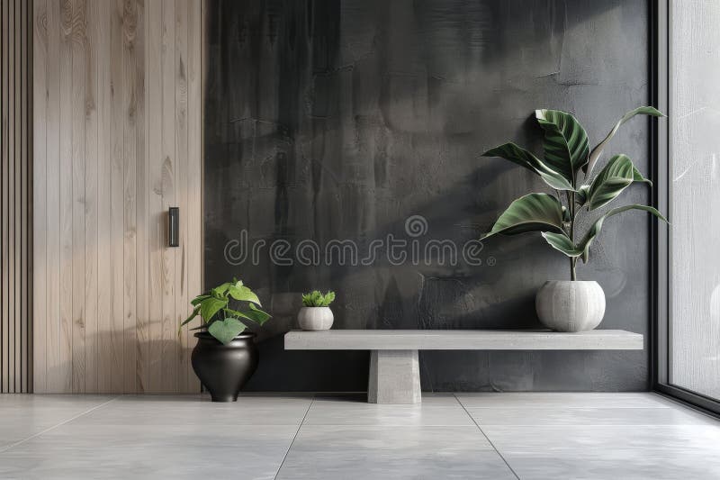 Clean and Contemporary Mockup Scene with a Simple Backdrop. Stock ...