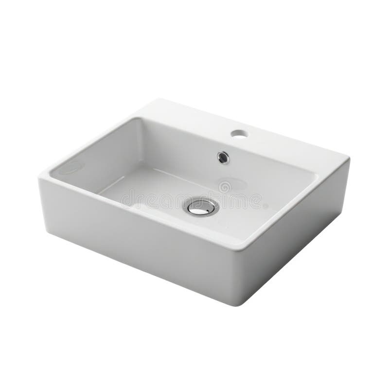 White Rectangular Vessel Sink Stock Illustrations – 171 White ...