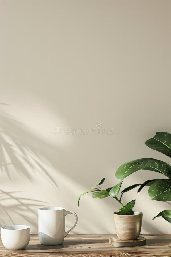 Clean Copy Space Mockup Setup for Professional Presentations. Stock ...