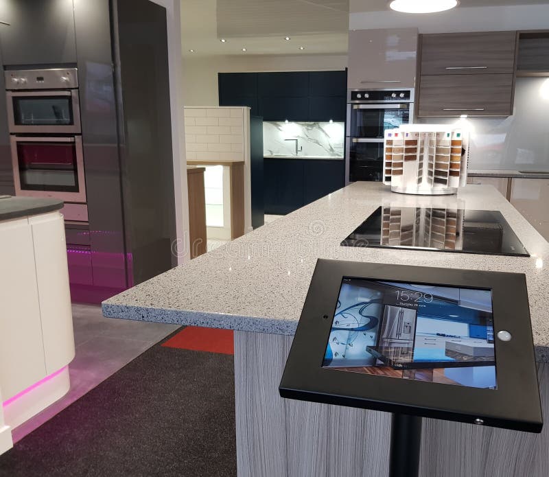 Clean cut kitchens editorial stock photo. Image of aberdeen - 108507948