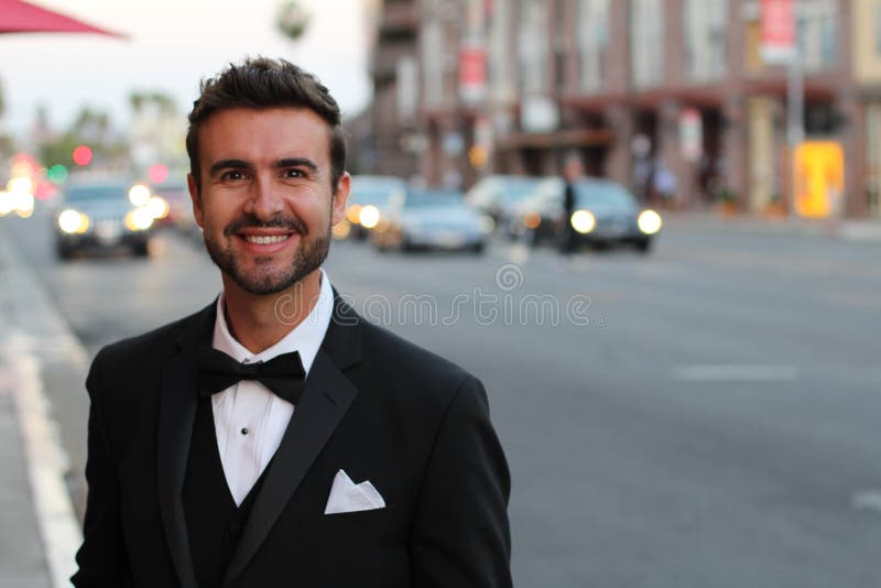 Clean Cut Man Nicely Dressed Outside Stock Image - Image of business ...