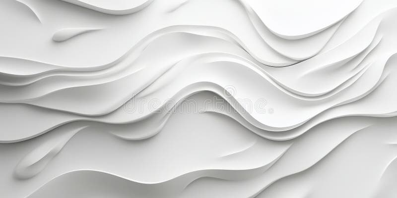 A Clean 3D Light White Background with Abstract Patterns and Smooth ...
