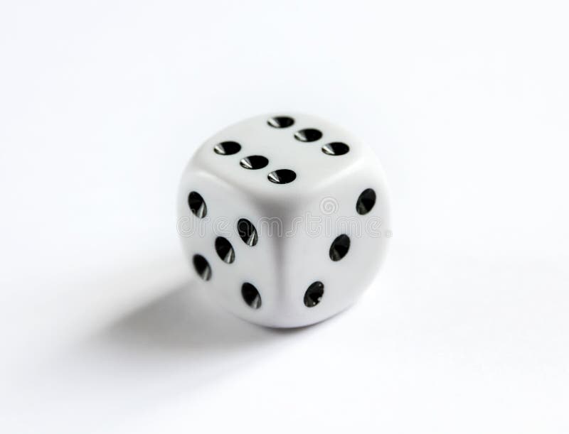 Number 1 on Clean Dice. Top View Stock Photo - Image of lucky, odds ...