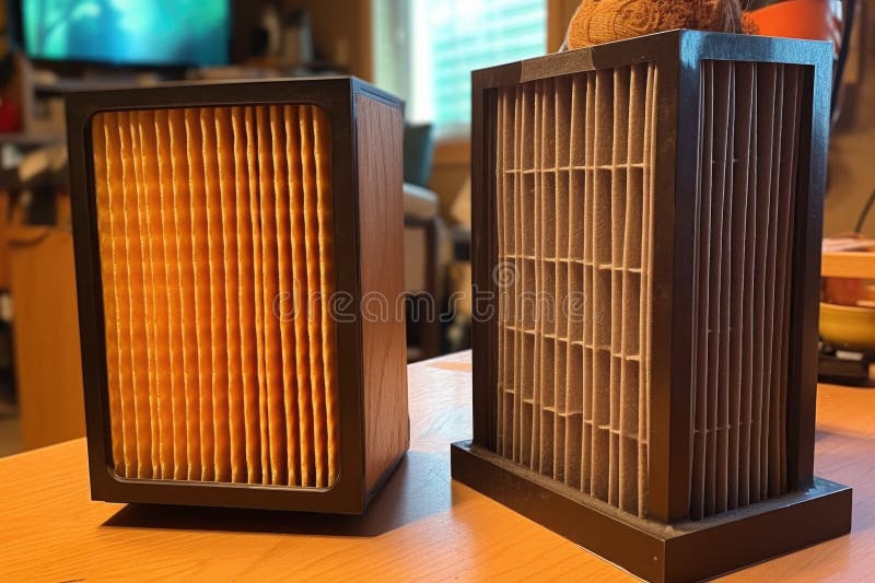 Clean and Dirty Air Filters Side by Side Comparison Stock Photo - Image ... Clean and Dirty Air Filters Side by Side Comparison Stock Photo - Image ...