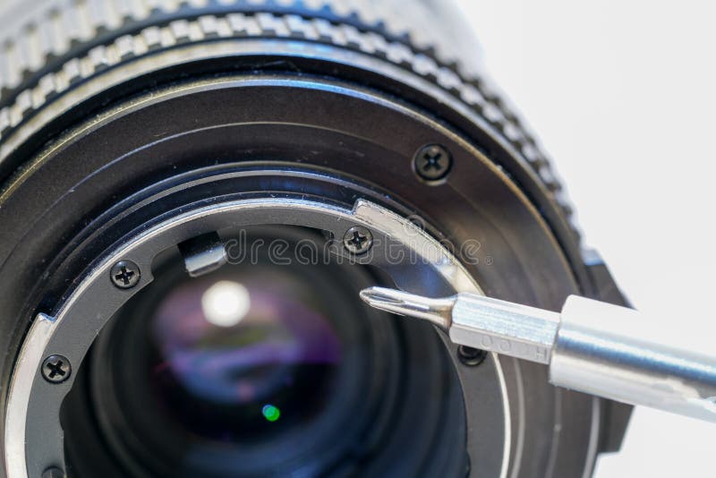 Clean and Disassemble the Lens for Photography into Its Component Parts ...