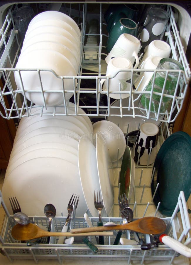 Clean Dishes stock photo. Image of lifestyle, appliance - 23035148