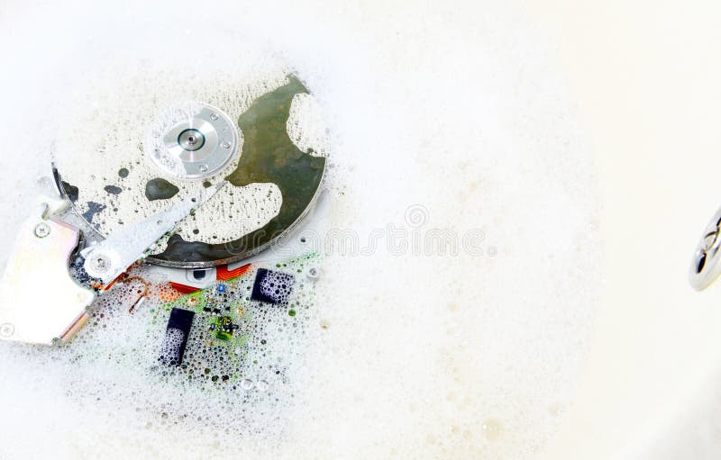 Clean disk stock photo. Image of calculator, hardware - 35628706