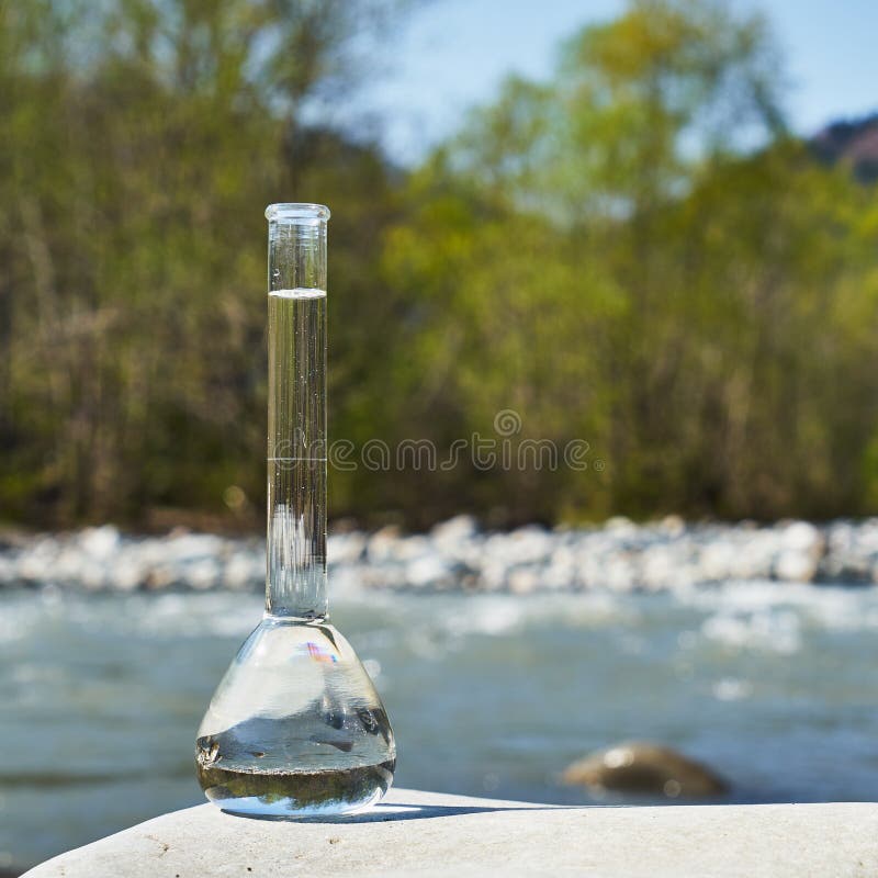 Clean drinking water stock image. Image of flask, beverage - 225156427