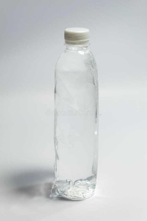 Clean Drinking Water Packaged in Clear Plastic Bottle. Stock Image ...