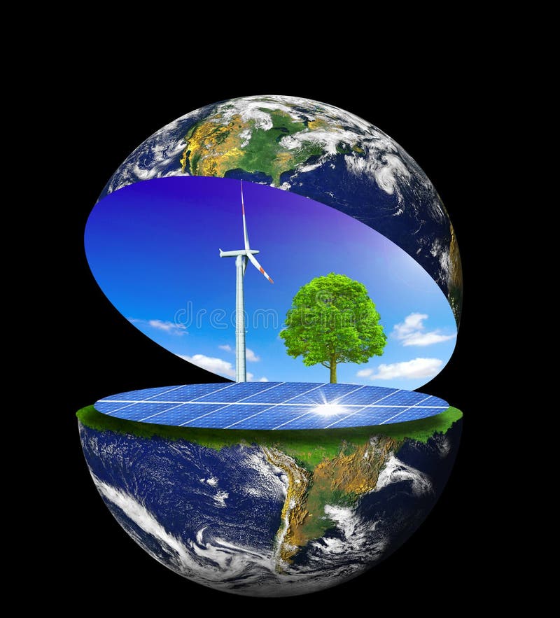 Clean earth stock illustration. Illustration of world - 15494937