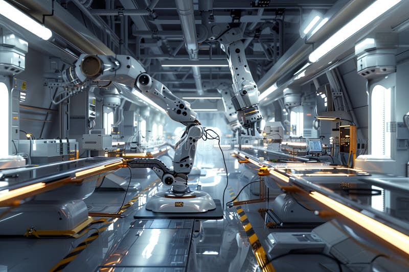 A Clean and Efficient High-tech Manufacturing Plant with Robotic Arms ... A Clean and Efficient High-tech Manufacturing Plant with Robotic Arms ...