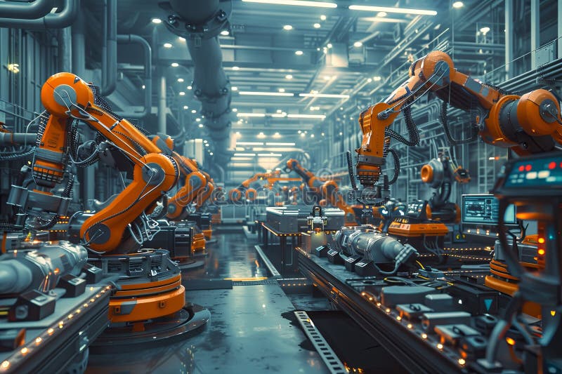 A Clean, Efficient, and Industrial Environment with Robotic Arms and ...